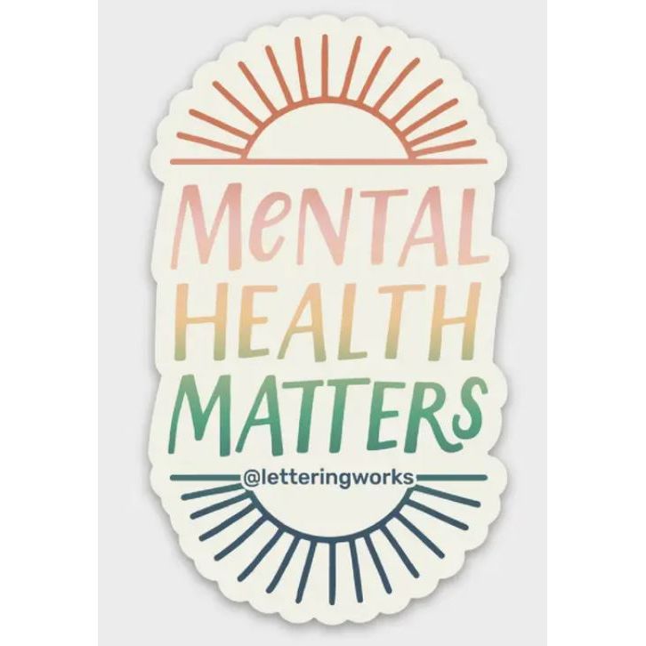 Mental Health Matters Sticker – Mutter Museum Store