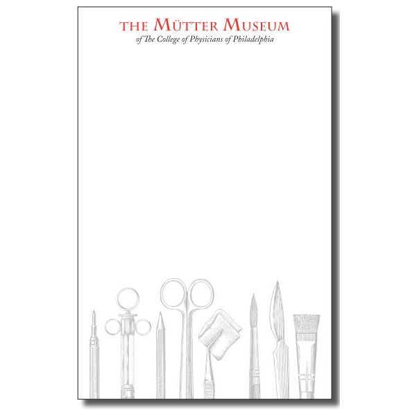 Medical & Art Instruments Notepad – Mutter Museum Store